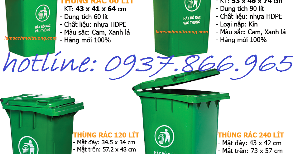 Công Ty TNHH Phát Triển Bluesky Việt Nam: thùng rác nắp mở 120lit,thùng ...