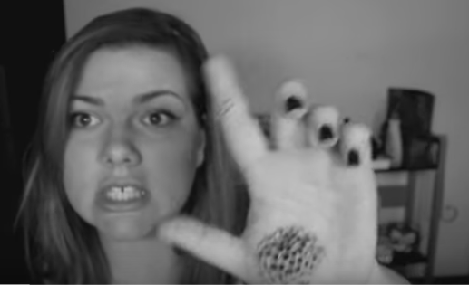 Amazing lady making Maggot Infested Hand ~ csavideo