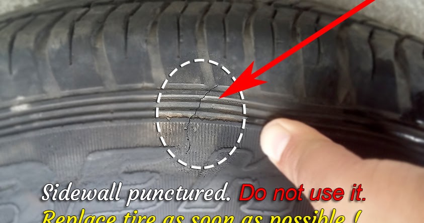 Apakah Ban Sobek pada Bagian Samping (Dinding Ban) Aman Digunakan ...