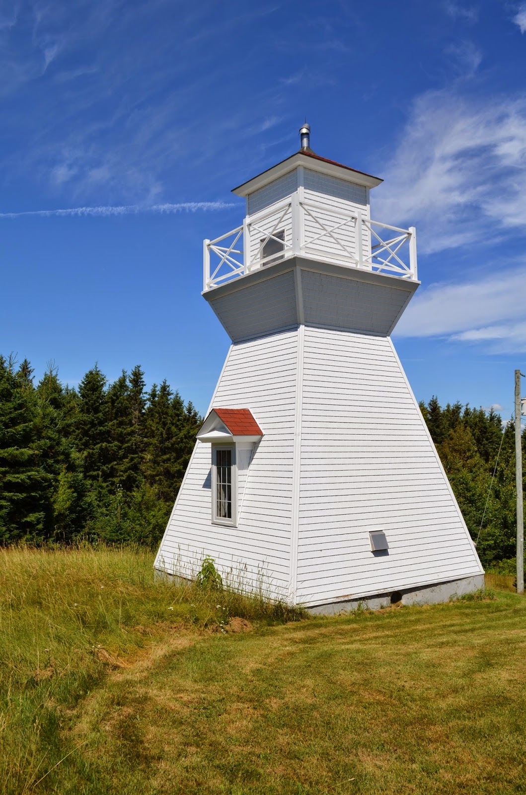 Neal's Lighthouse Blog: Warren Cove Range Rear Lighthouse, Rocky Point ...