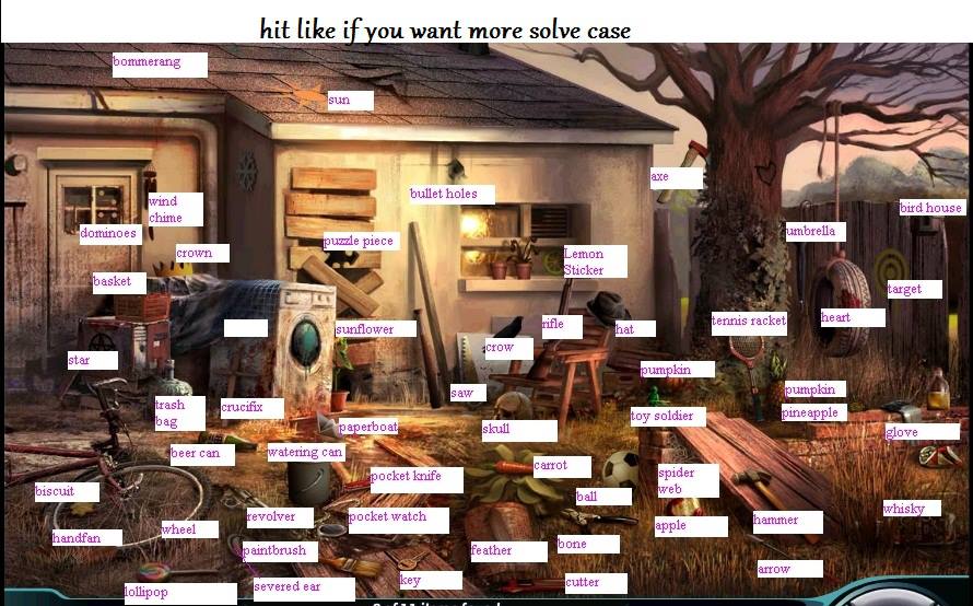Criminal case Rewards: Solve Cases