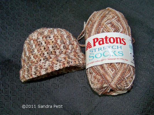 The Crochet Cabana Blog: baby hat in stretch sock yarn