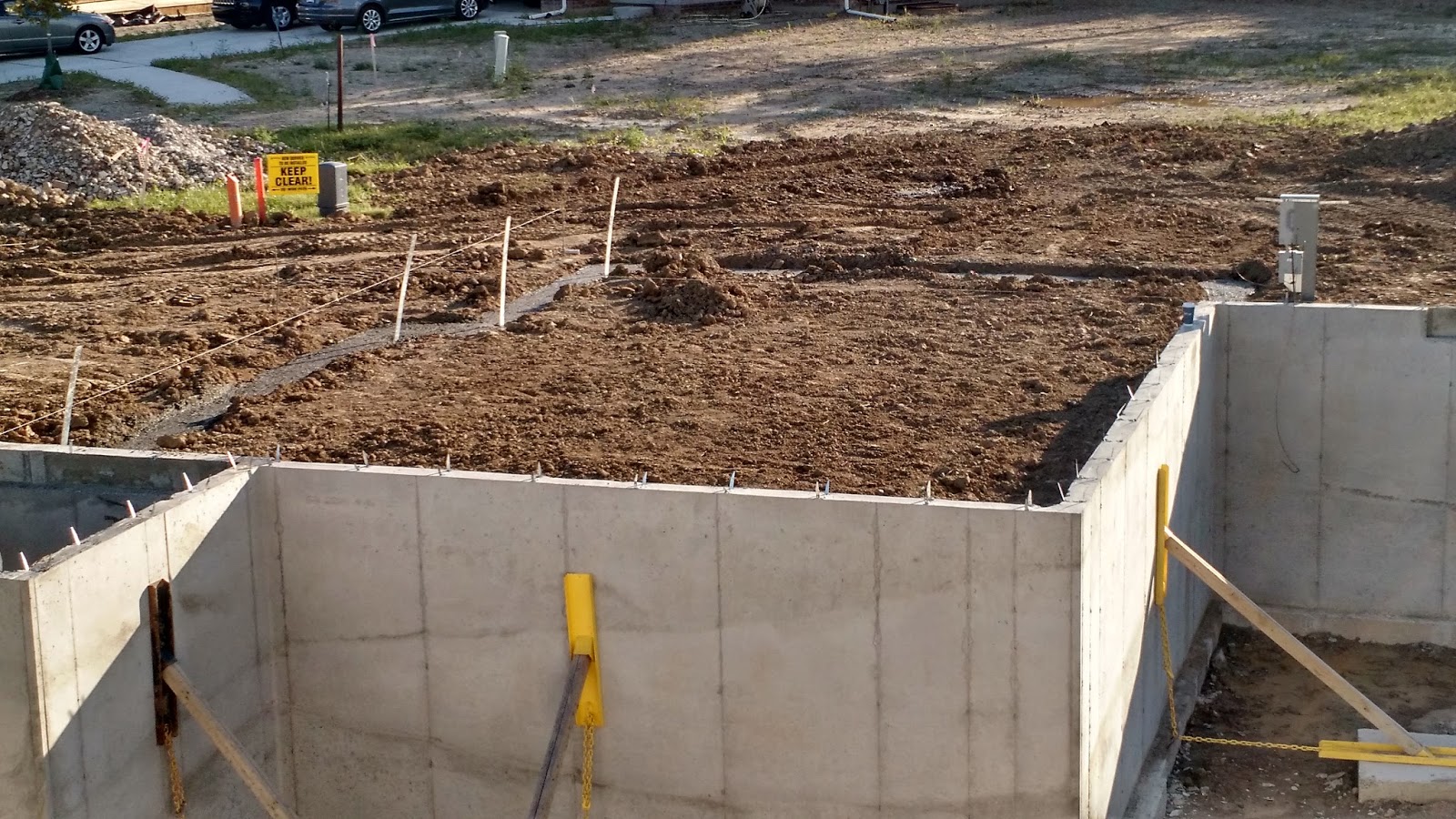 Building Our New Home: Garage Footing Poured