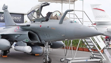 Empiezan las pruebas del pod Talios en el Dassault Rafale.