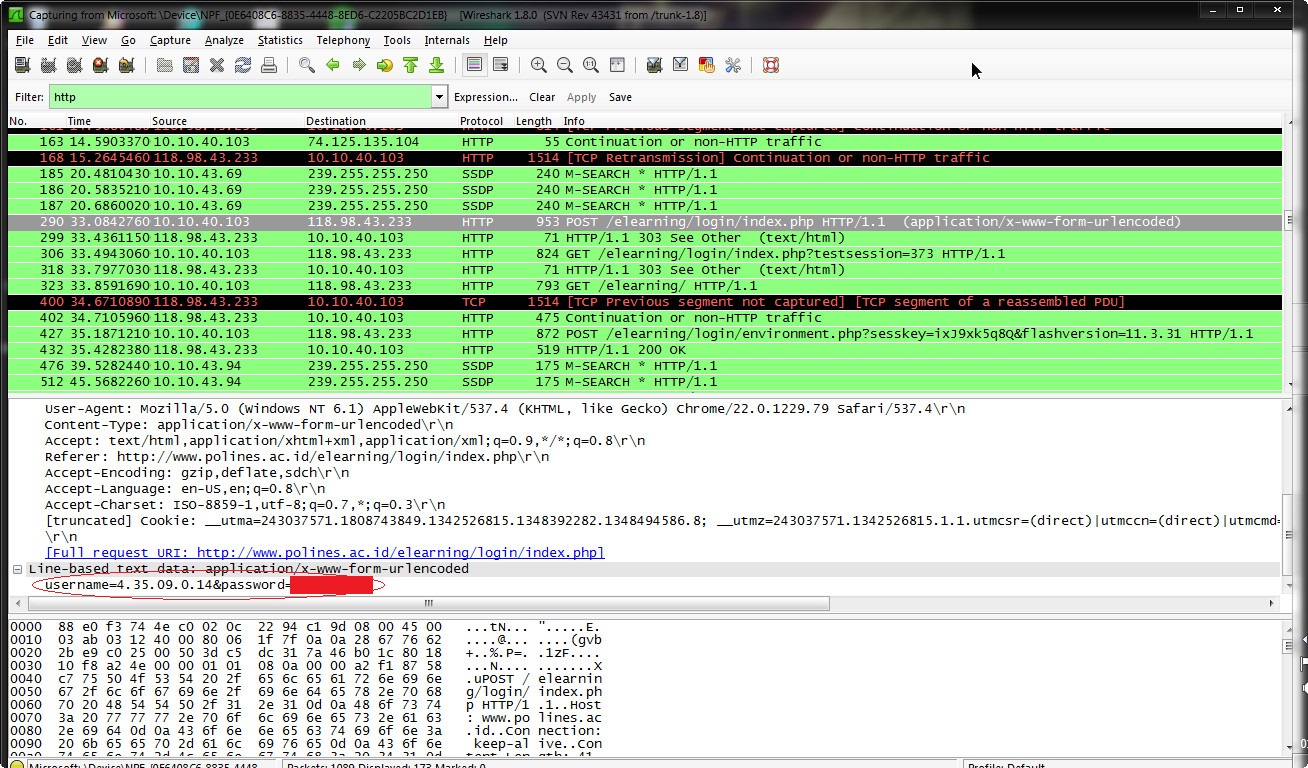 "Sniffing" Password dengan Wireshark - Kompasiana.com