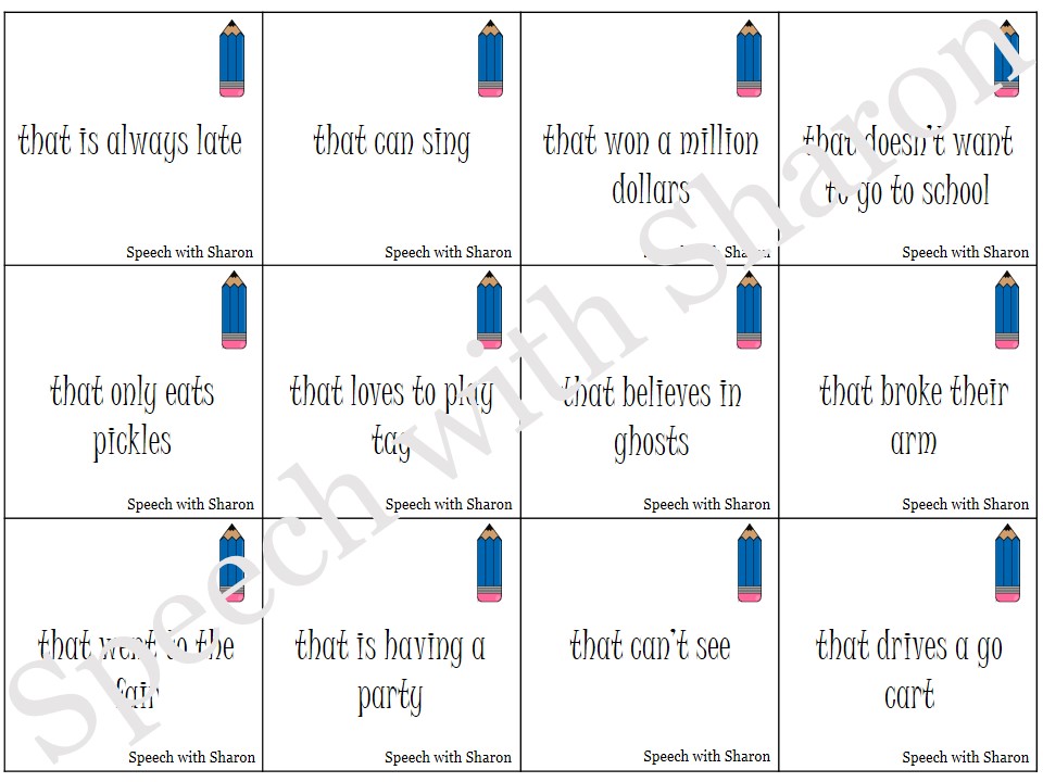 Speech with Sharon: Write it Out! Silly Story Writing Prompts