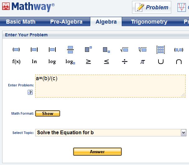 NUESTRAS MATES: Despejar variables