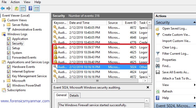 Digital Forensics part 45 Event log Forensics
