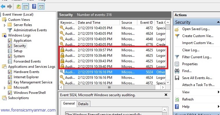 Digital Forensics part 45 Event log Forensics
