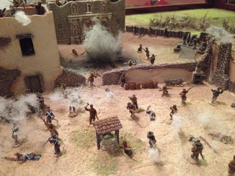 Tides of War: Paint Bench: 15mm Battle of the Alamo Diorama Revisted