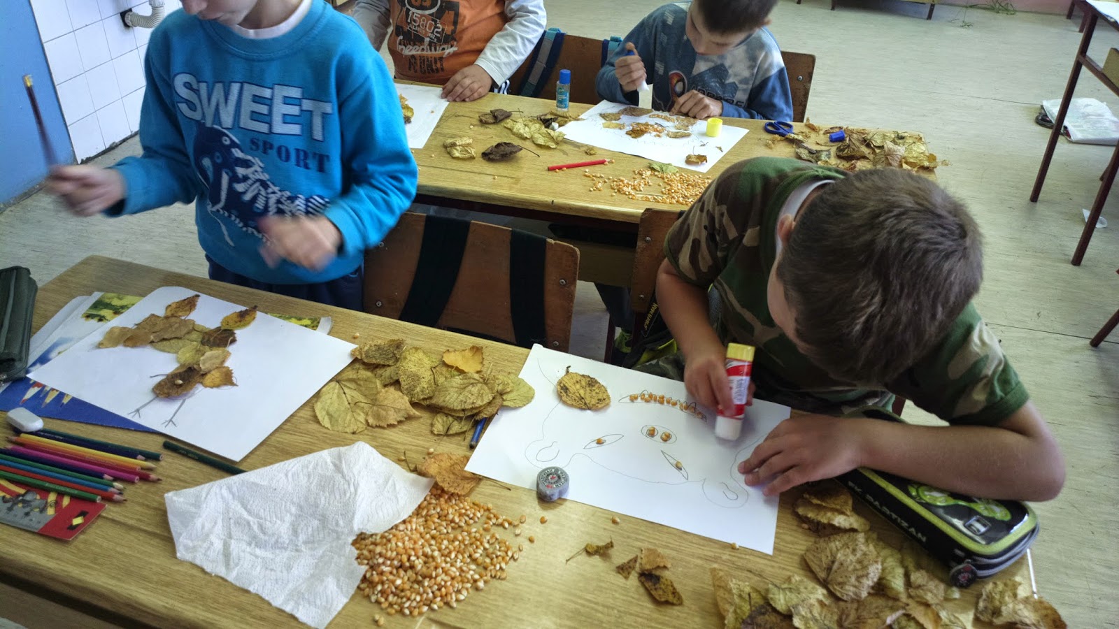 Slike od lišća i zrnevlja