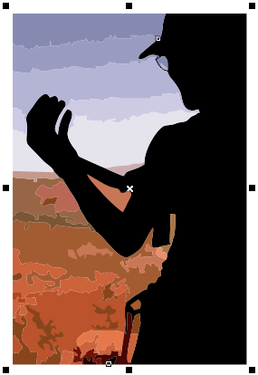 Quick Trace Pada Gambar Silhouette Bitmap | Belajar CorelDRAW