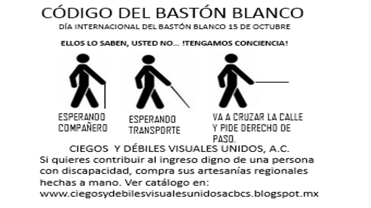 Ciegos Y DÉbiles Visuales Unidos A C Bcs Pedidos Ciegosunidos12