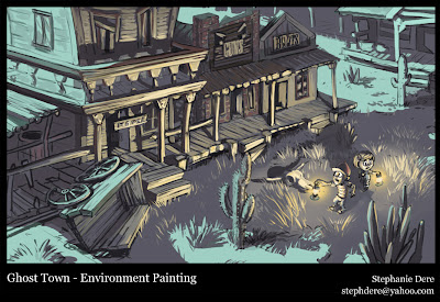 Steph Dere Art Blog: Ghost Town