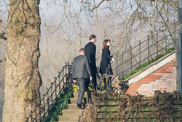 Danish Royals Attend Niels Krabbe Iuel-Brockdorff Funeral