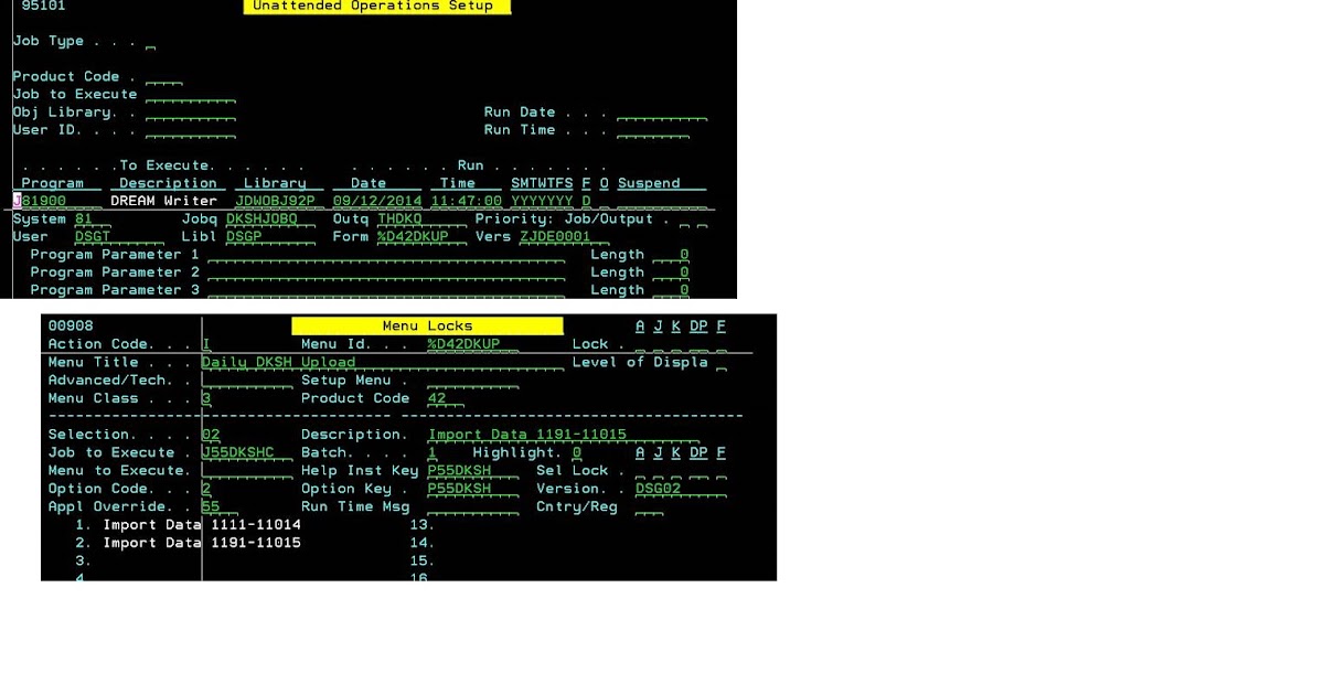 IpohTech: JDE World - Setup sleeper / job scheduler