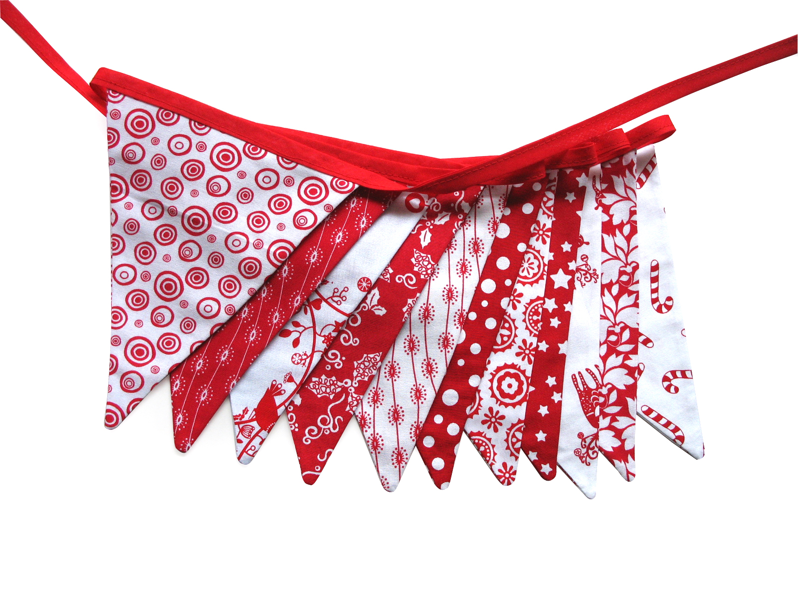 Merry-Go-Round Handmade: New handmade Christmas 2012 FLag Bunting ...