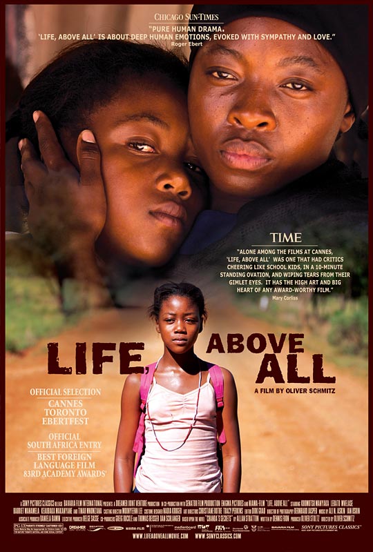 TrustMovies: Oliver Schmitz's LIFE, ABOVE ALL: a mix of South African ...