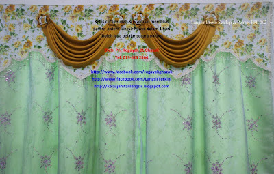 Langsir Loose Scallop & Pelmet PPL 002