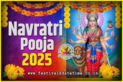 2025 Navratri Pooja Date and Time, 2025 Navratri Calendar - Festivals ...