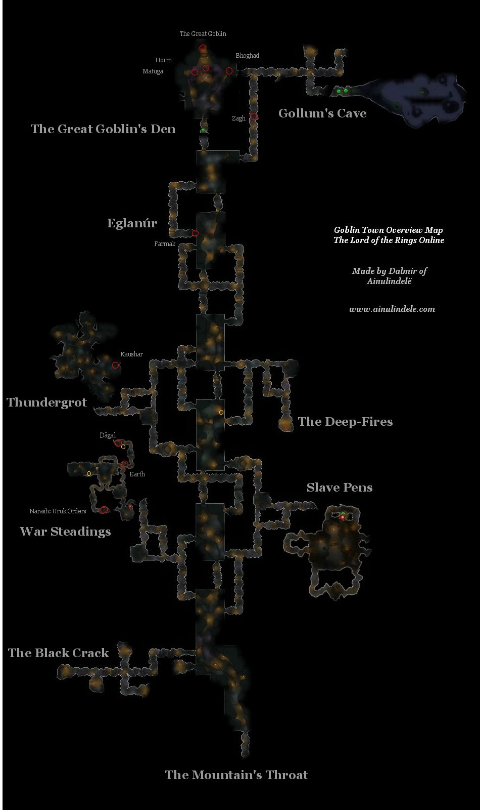 A Map of Goblin Town