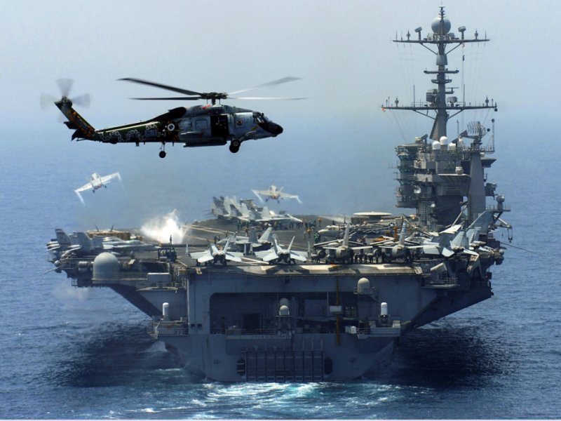 Army and Weapons: Deadly USS Nimitz (CVN-68)