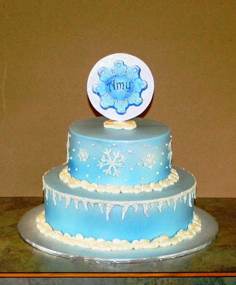Party Cakes: Frozen 2-Tier Birthday Cake for Amy