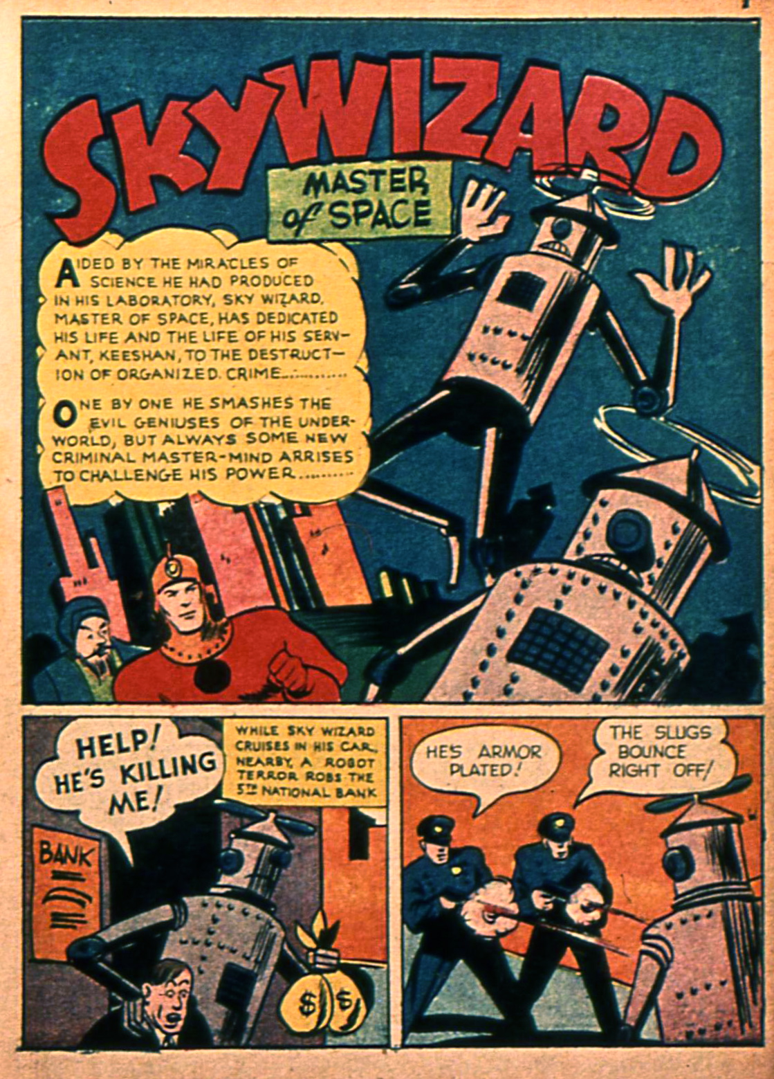 Four-Color Shadows: Sky Wizard-Ed Kressy/Norman Fallon-1941