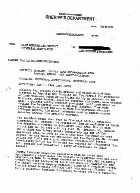 AMERICAN NEWS SERVICE: FACTS BEHIND THE MURDER OF TUPAC SHAKUR