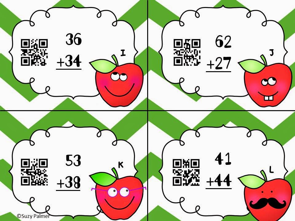 On the Go Teacher Mama: Apple Addition Freebie