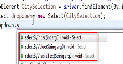 How to Select a Dropdown in Selenium WebDriver using Java