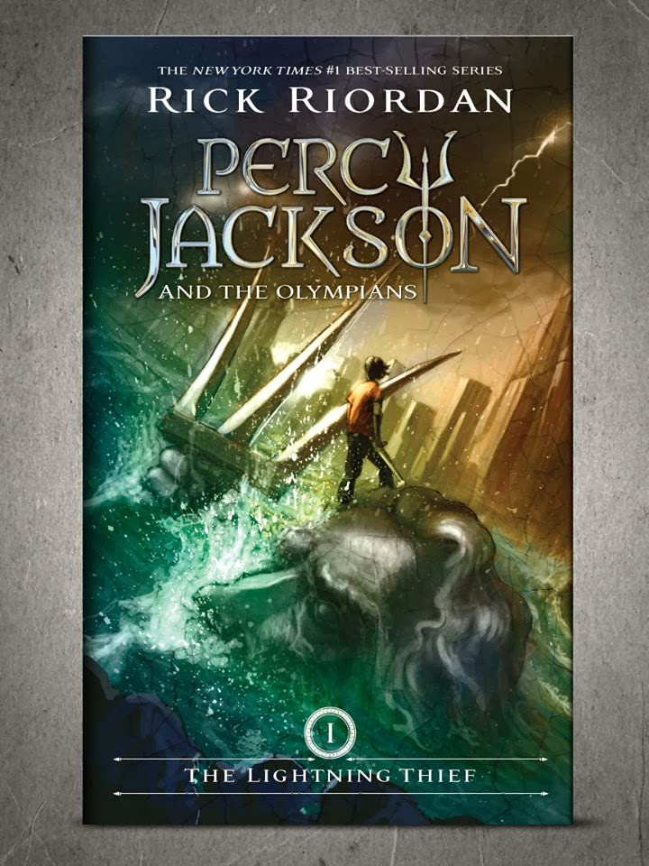 Lectores Apasionados: Nueva portada "Percy Jackson y el ladrón del rayo ...