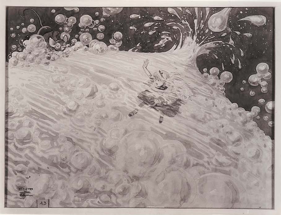 Vintage Disney Alice in Wonderland: David Hall Story Art Stills - Alice ...