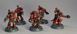 Sepulchre of Heroes: Painted Red Hunters Space Marine Army