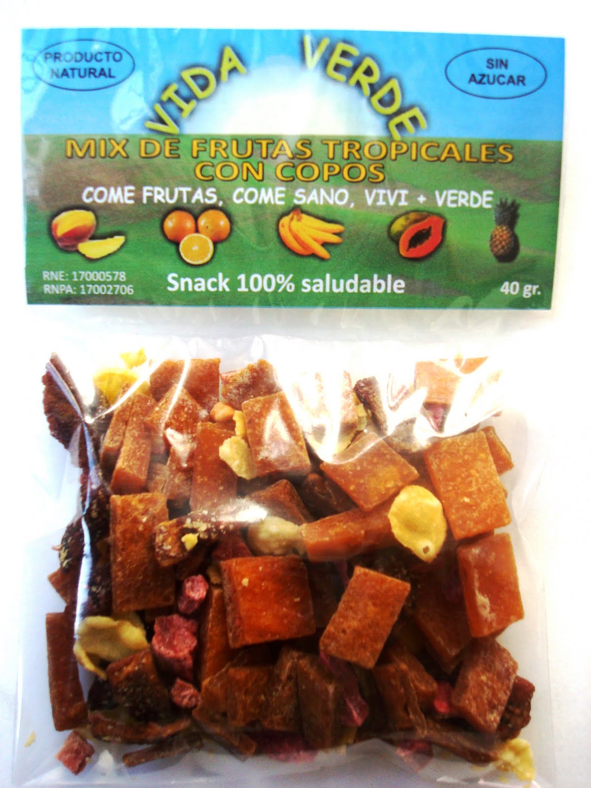 VIDA VERDE - SNACKS 100% SALUDABLES