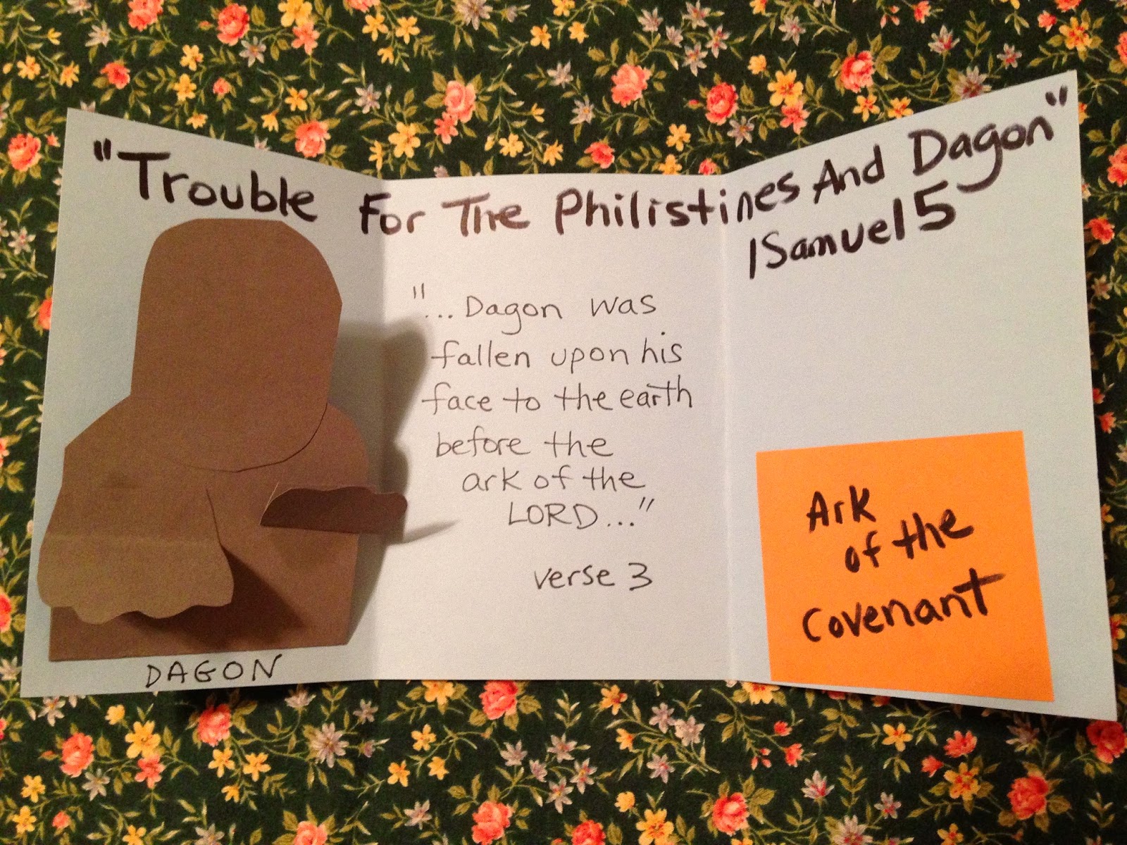 Children's Bible Lessons: Lesson - Trouble for the Philistines And Dagon!