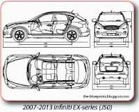 Vector Blueprints - Cars, Trucks, Busses and others: Infiniti - Vector ...