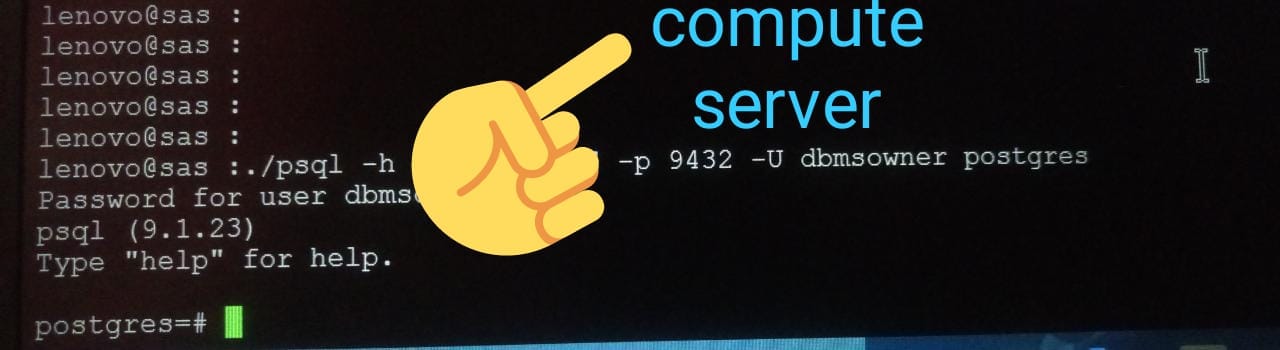Using Psql In Sas Web Infrastructure Platform Data Server