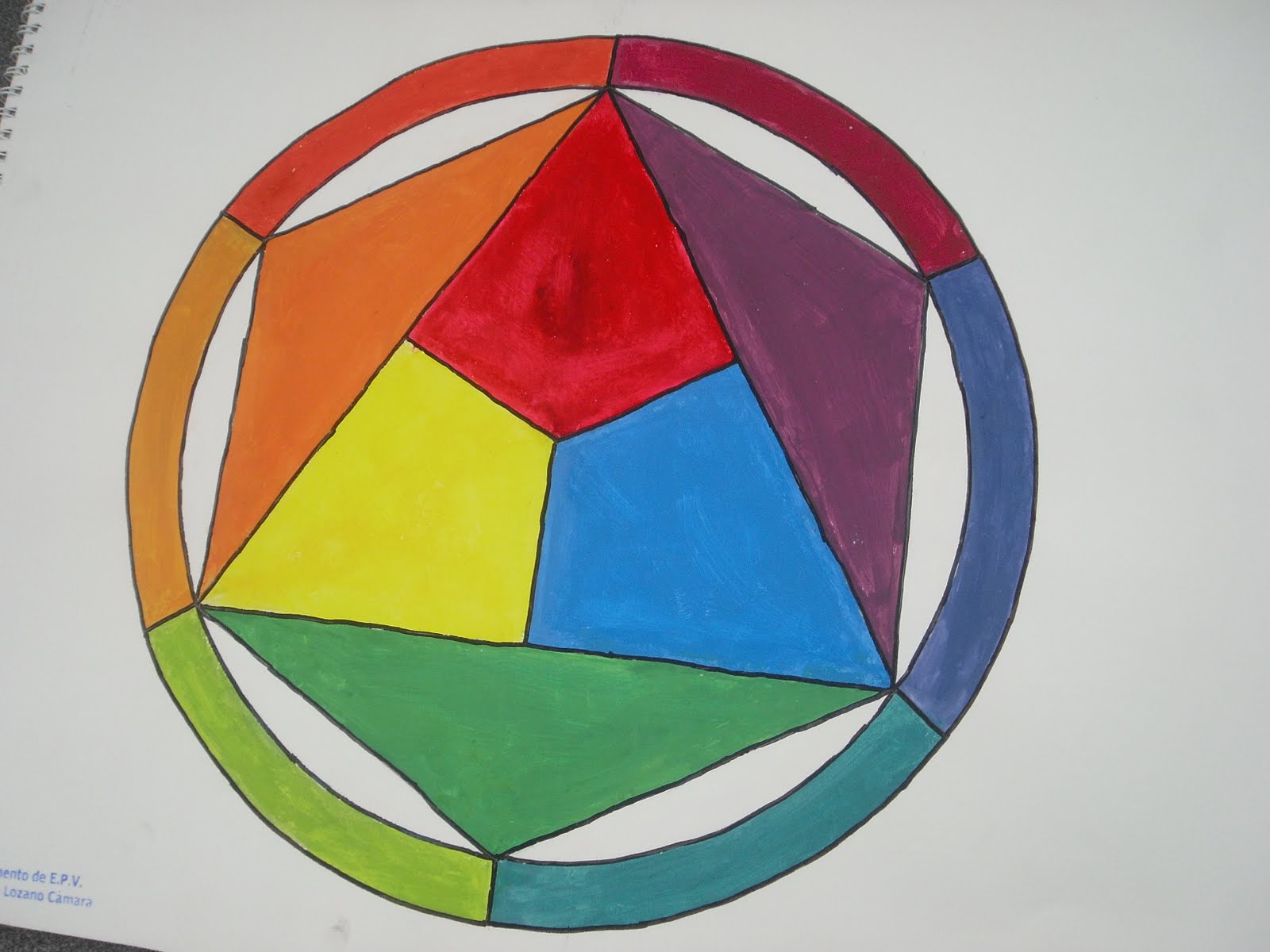 1º ESO EPVA: LÁMINA 13.- CIRCULO CROMÁTICO.