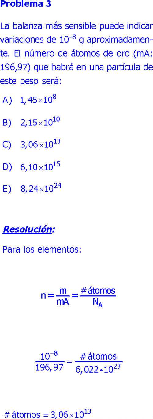 UNIDADES QUÍMICAS DE MASA EJERCICIOS RESUELTOS PDF