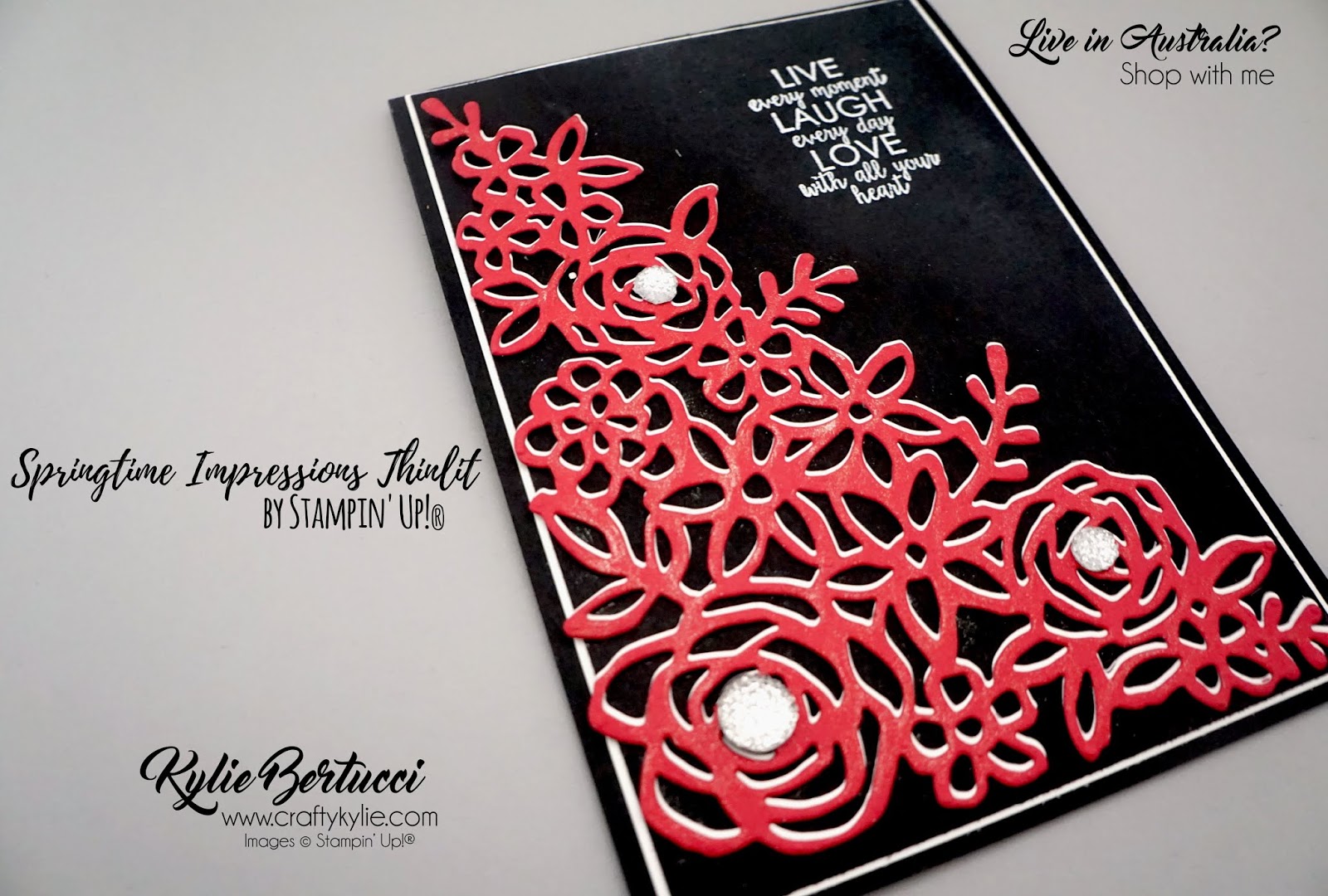 VIDEO: Kylie's Facebook Live - Springtime Impressions Thinlit - Kylie Bertucci