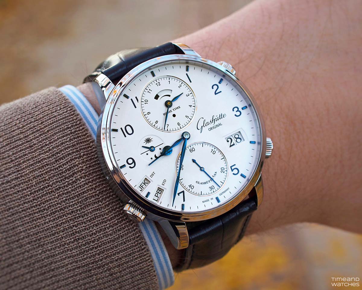 Hands-on Review: Glashütte Original Senator Cosmopolite Stainless Steel ...
