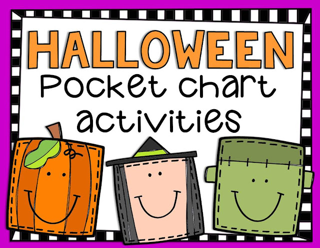 Doodle Bugs Teaching {first grade rocks!}: Halloween Pocket Chart Math ...