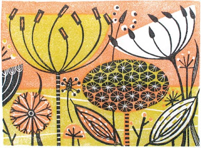 print & pattern: COMIC RELIEF/JAPAN - angie lewin