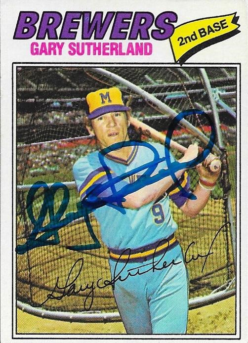 foul bunt: TTM Success - Gary Sutherland