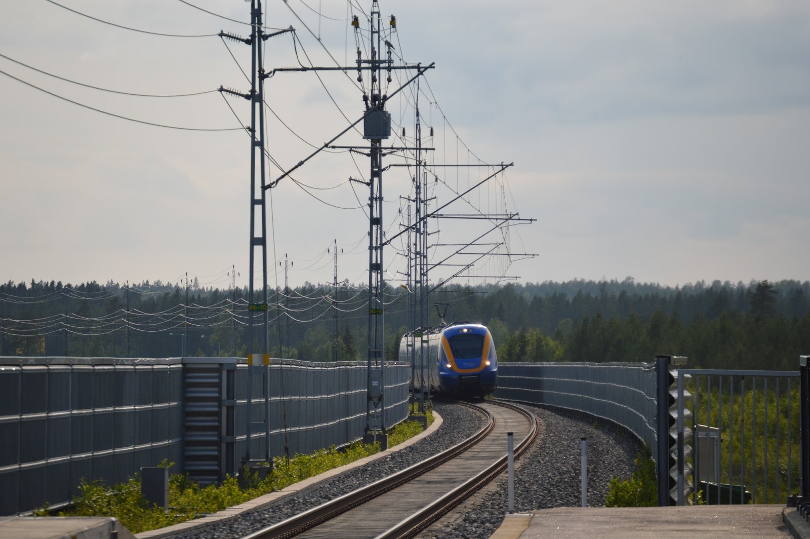Trains and other things: North of Sweden: Botniabanan