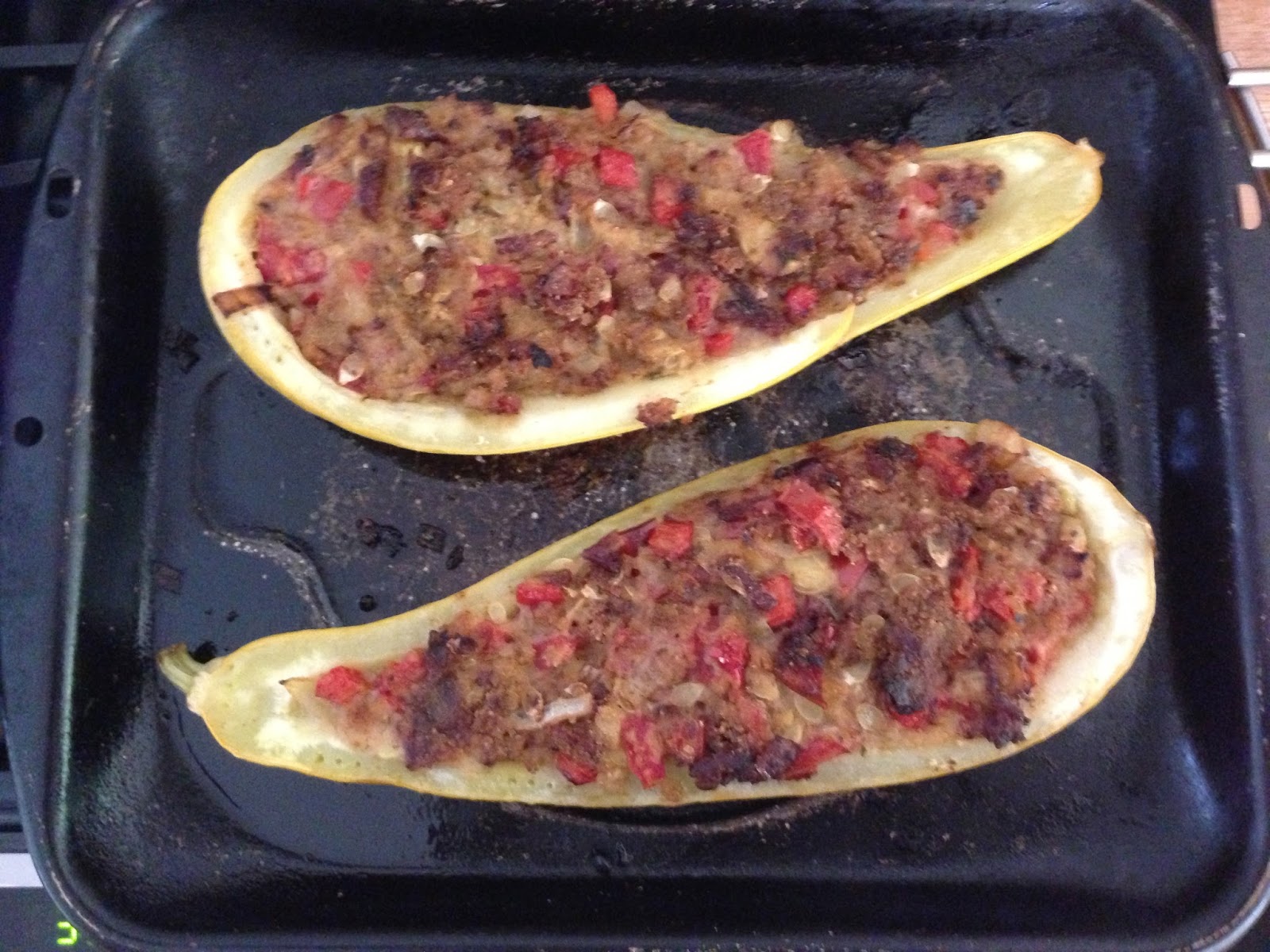 The Plate of the Planet: Kentucky Stuffed Squash (a.k.a. A Bacon and ...