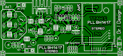 Karya Solderanku: PLL FM transmitter BH1417 Daya 0.5W & 1W