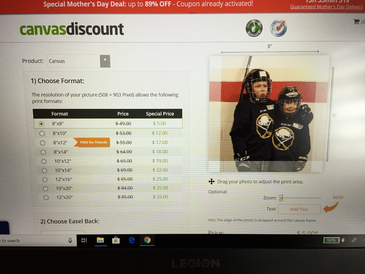 Mother's Day Gift Idea from Canvas Discount & Free Canvas Print Code ...