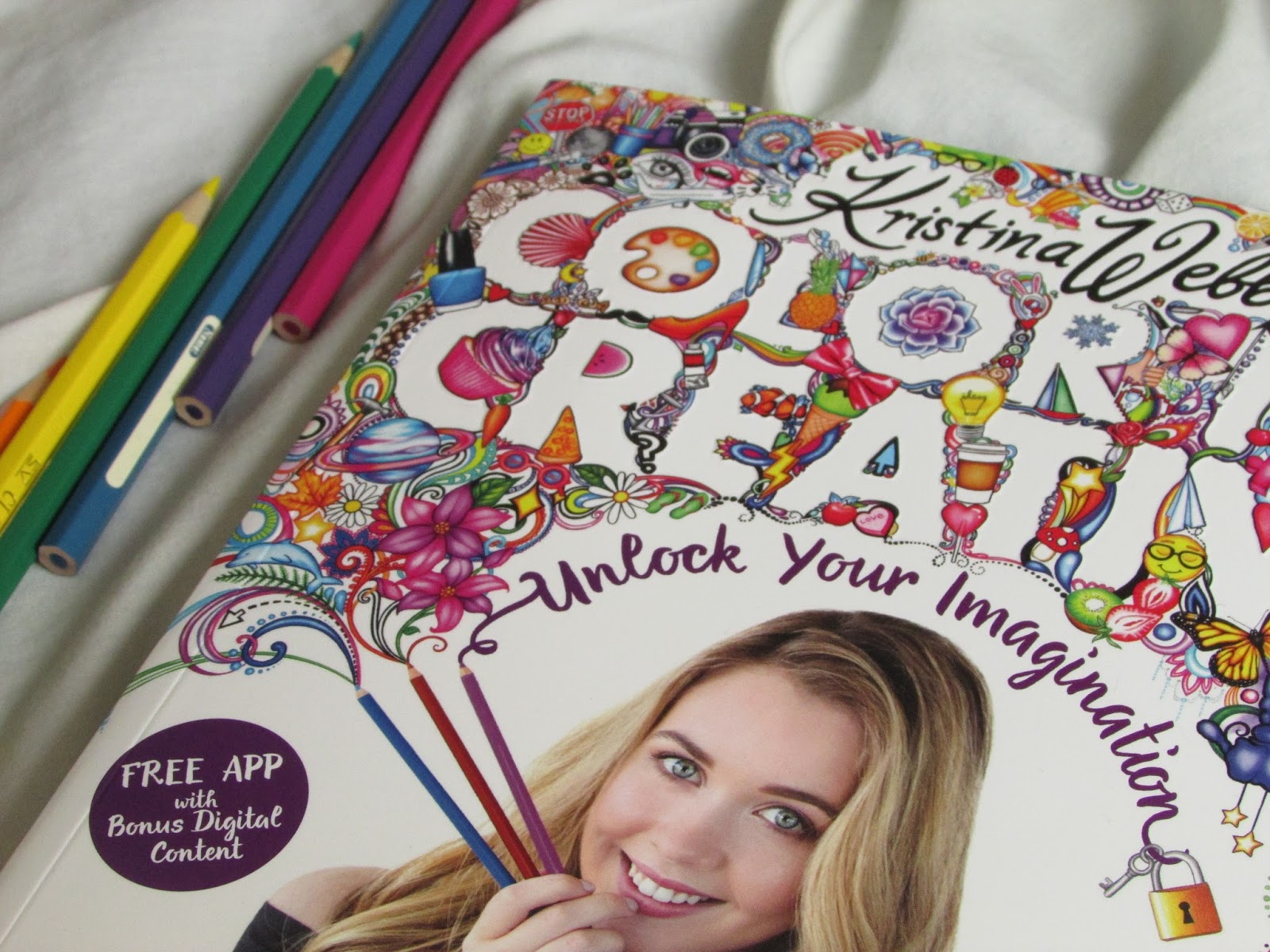 A Mountain of Books: Colour Me Creative by Kristina Webb